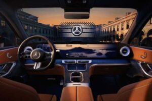 Mercedes Unveils Stunning First Glimpse of GLB Electric SUV Interior